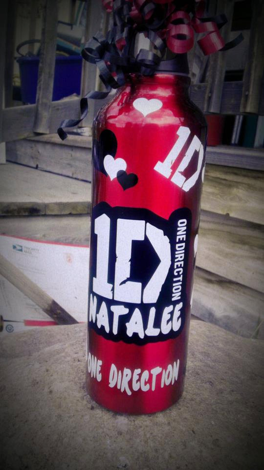 One Direction Personalized Water Bottle on Luulla