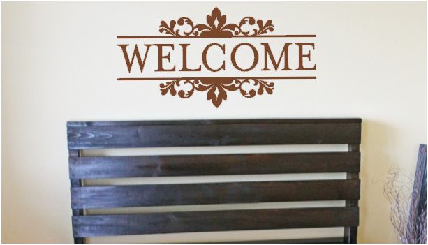 Welcome Vinyl Decal on Luulla