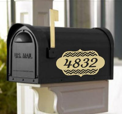 Chevron Mailbox Decal on Luulla
