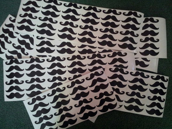Mustache Vinyl Decals on Luulla
